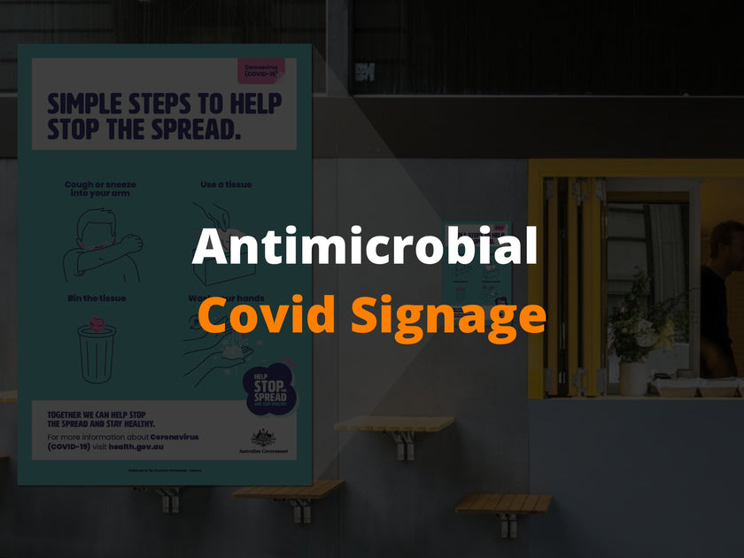Antimicrobial Covid Signage | Safety Posters For The Workplace | UniPrint