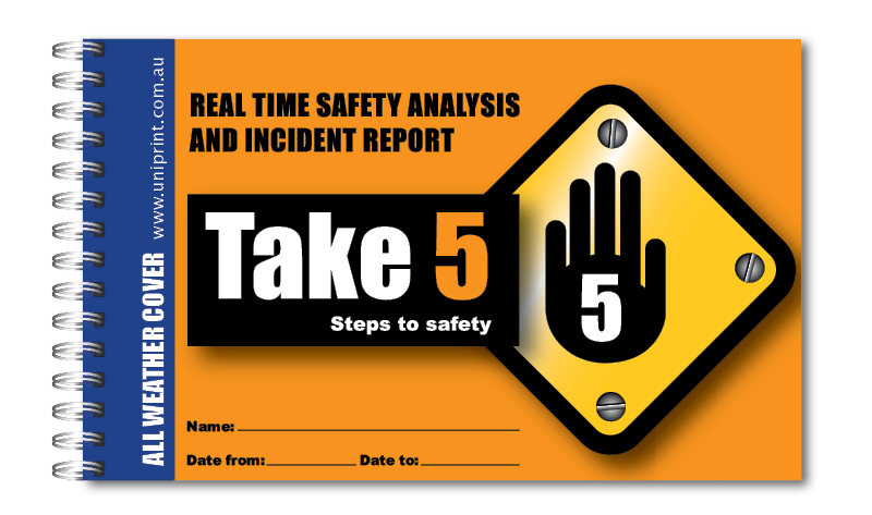 Take 5 Safety Books | Australia's Leading Supplier | UniPrint