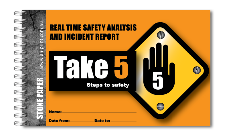 Take 5 Safety Books | Australia's Leading Supplier | UniPrint