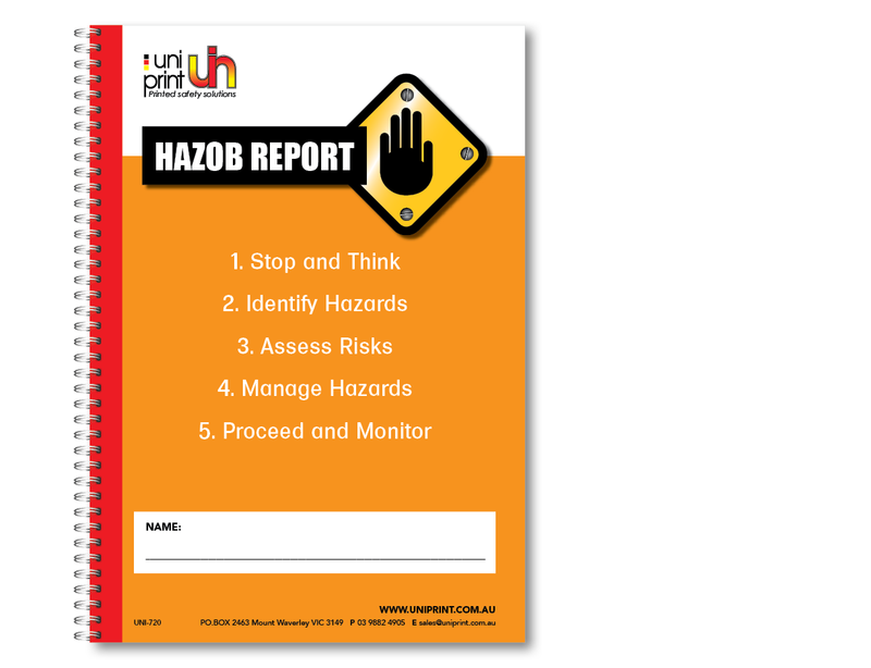 Hazard Report Booklets | UniPrint